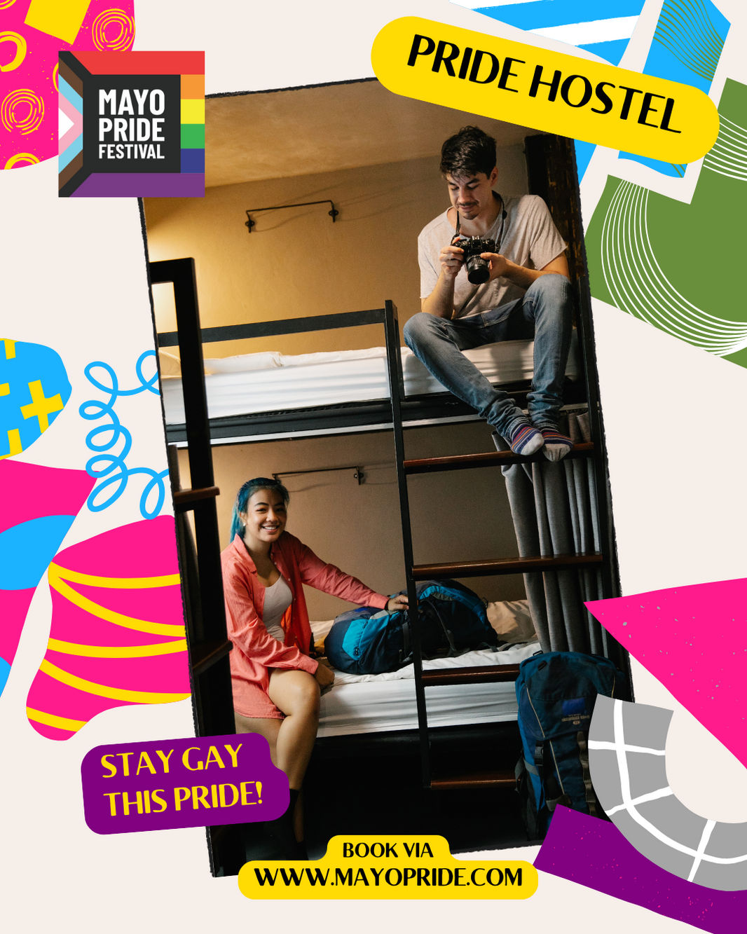 Stay Proud at our Pride Hostel! – Mayo Pride